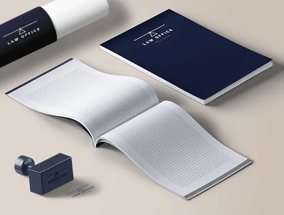 Notepads with gule binding with cover - Printendo.com